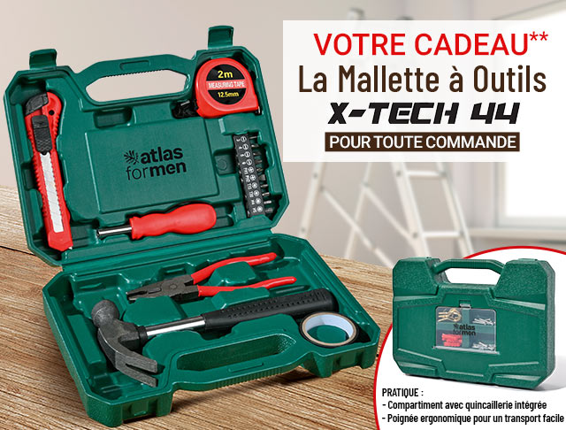 Atlas For Men: La Mallette à Outils Offerte pour toute commande | Milled