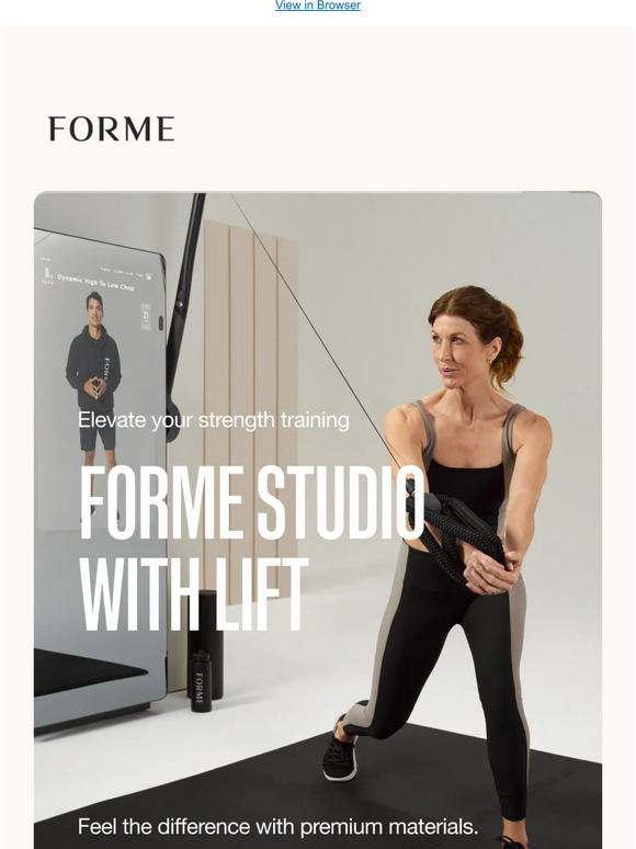 FORME: FORME Studio with Lift is ready to order! | Milled