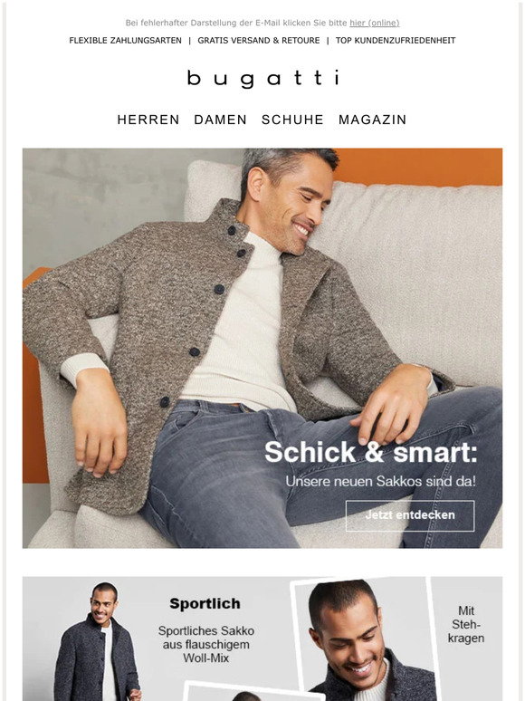 Bugatti: Schick & smart: die neuen Sakkos sind da! | Milled