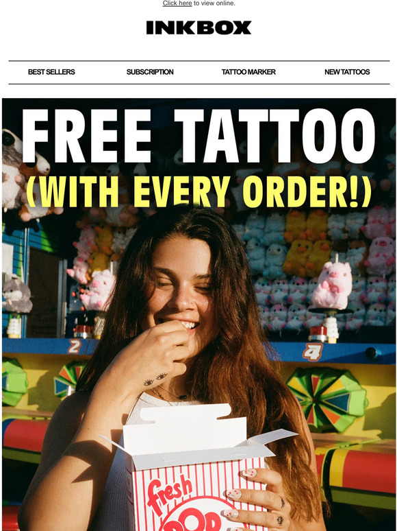 INKBOX: FREE TATTOO 💕 with Every Order | Milled