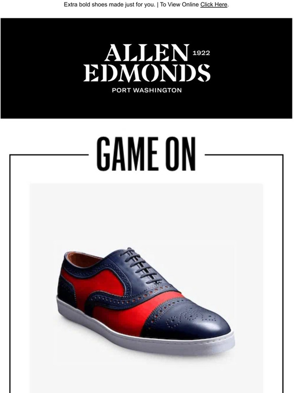 Allen Edmonds: Attention sports fans: Limited-edition styles in your ...
