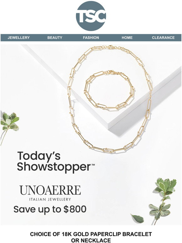 The Shopping Channel: Today’s Showstopper™ - UNOAERRE | Milled