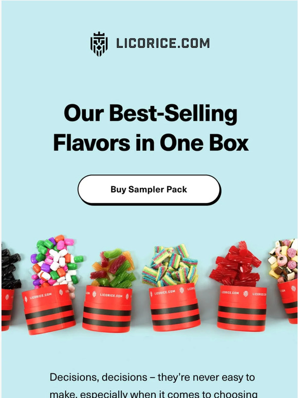 Licorice: 3 Words: Assorted Sampler Pack 😍 | Milled