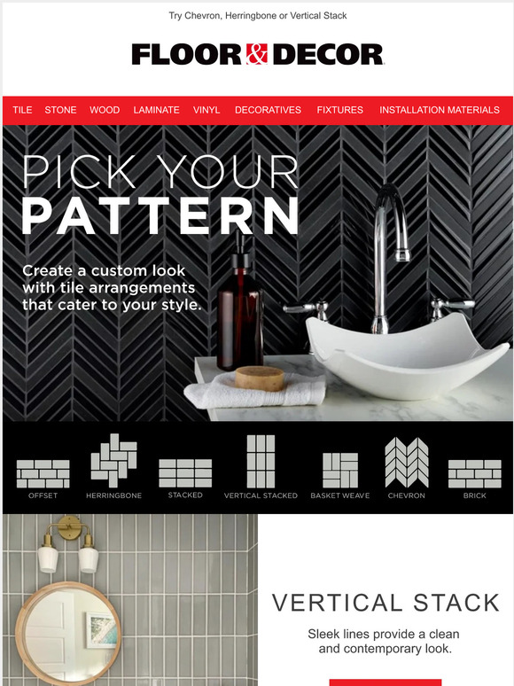 Floor & Decor: What's your pattern pick? | Milled