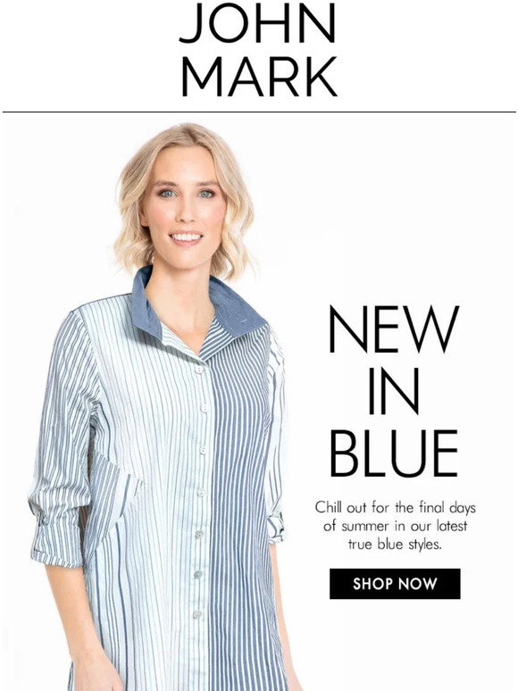 John Mark Clothing: New in Blue | Milled