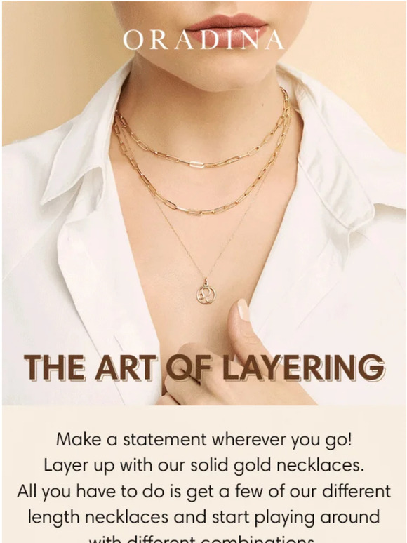 Oradina: How to Layer Our Best Selling Chains | Milled