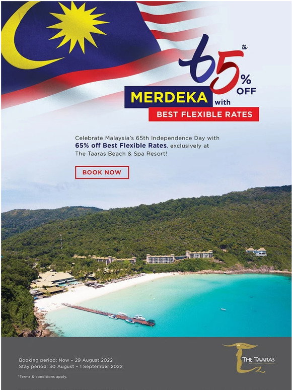 Berjaya Hotels: 65th Merdeka - 65% off Best Flexible Rates at The ...