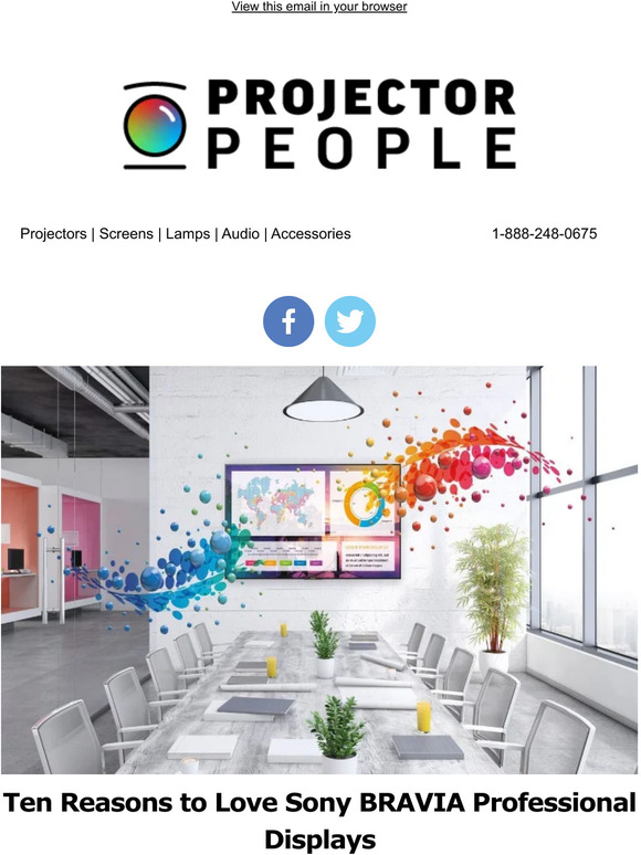 Projector People: Sony BRAVIA Professional Displays | Milled
