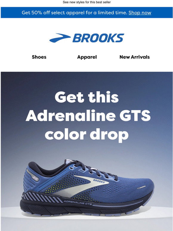 Brooks Running: New colors for the Adrenaline GTS 22 | Milled