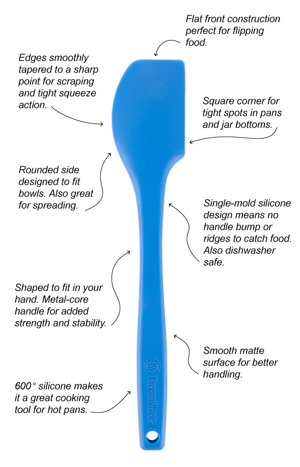 ThermoWorks: New Small Hi-Temp Silicone Spatula | Milled