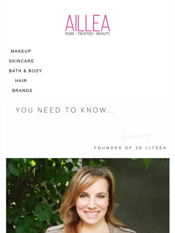 AILLEA: You NEED to know...the founder of 28 Litsea! | Milled