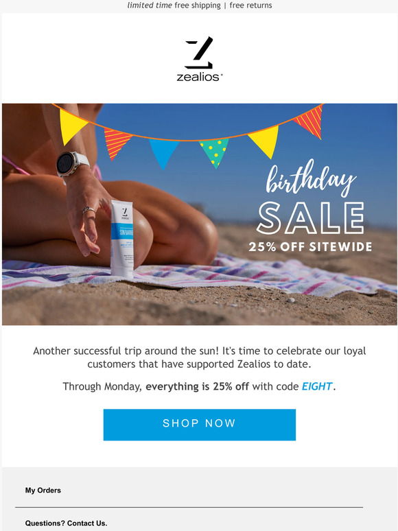 Zealios: We're 8! 🥳 Time to celebrate. | Milled