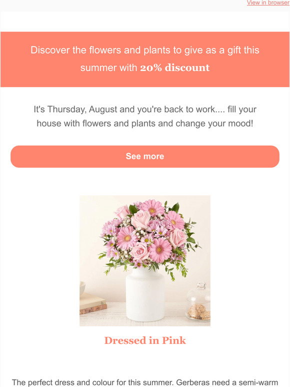 FloraQueen: 5 flowers and plants that will change your mood | -20% ...