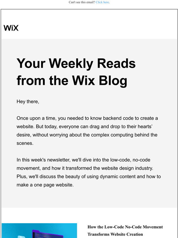 Wix: The low code, no code movement explained | Milled
