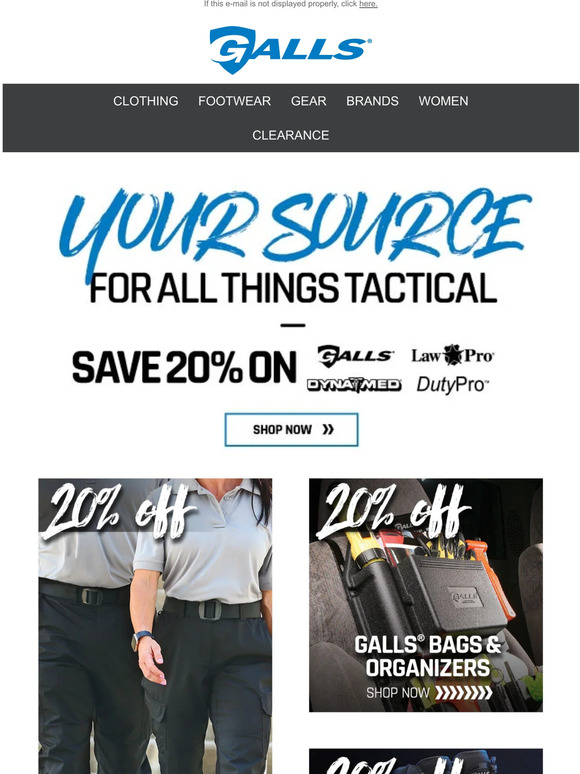 Galls: Your One Stop Tactical Shop | Milled