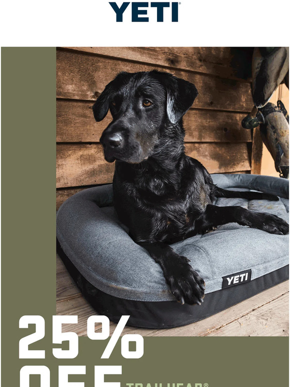 YETI: Take 25% off our Trailhead® Dog Bed | Milled