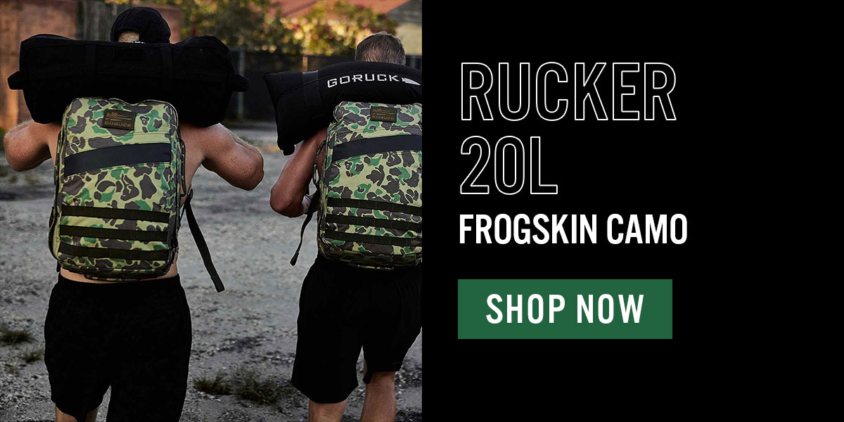 GORUCK: The First Disruptive Camo Pattern | Milled