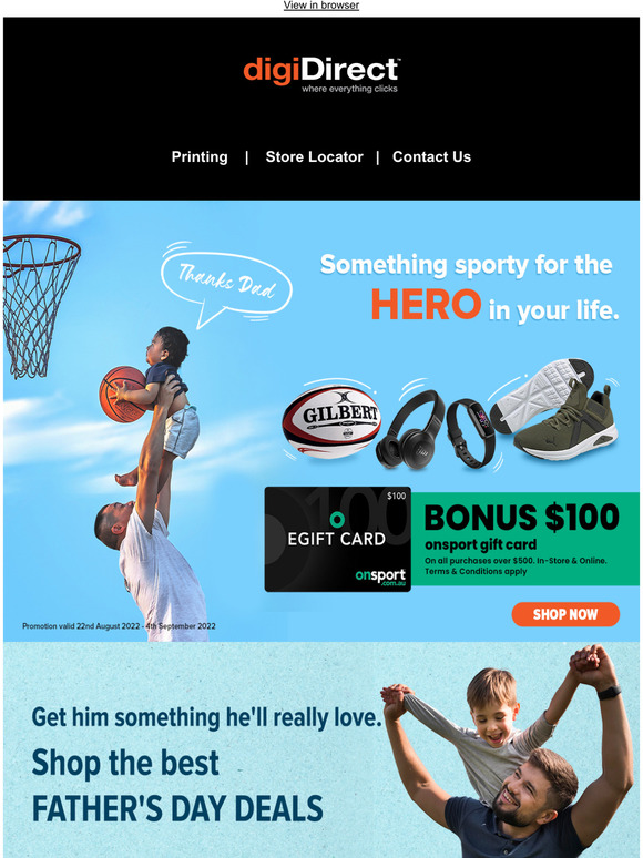 digiDirect: — The Perfect Gift for Dad. Shop our Father's Day Specials ...