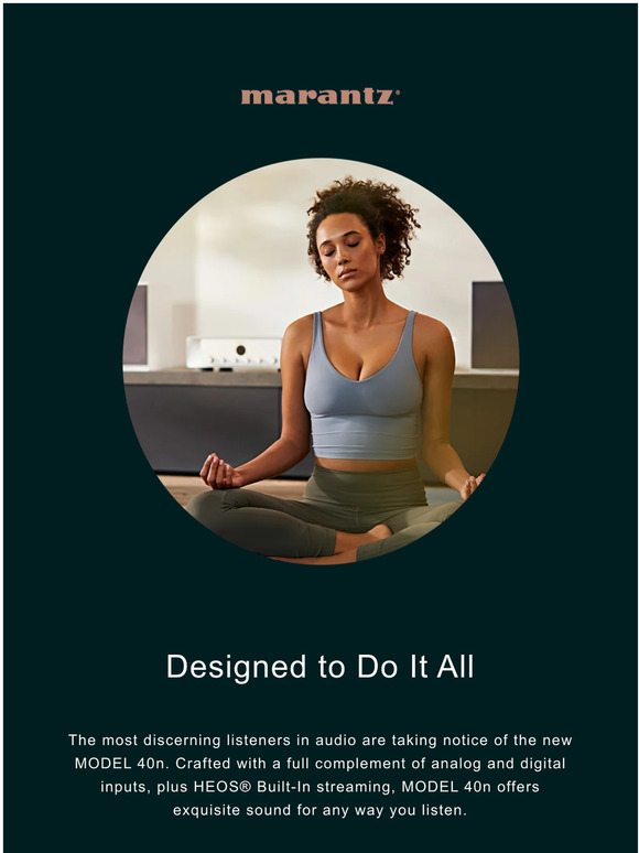 Marantz: The Audiophile Perspective — MODEL 40n | Milled