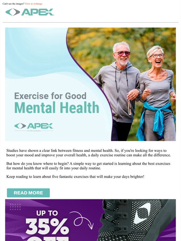 Apex Foot: 5 of the Best Exercises for Mental Health | Milled