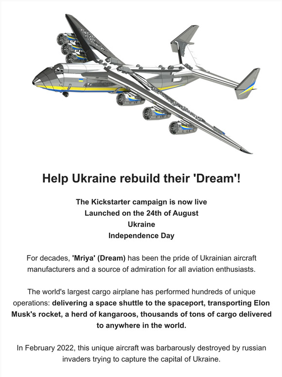 Mechanical Models: Unique model kit that rebuilds the Ukrainian 'Dream ...