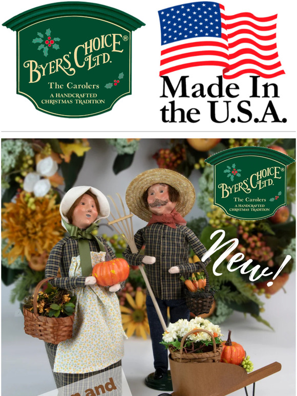 Wooden Duck Shoppe: 💀 Byers' Choice Ozzy and Sharon, Halloween ...