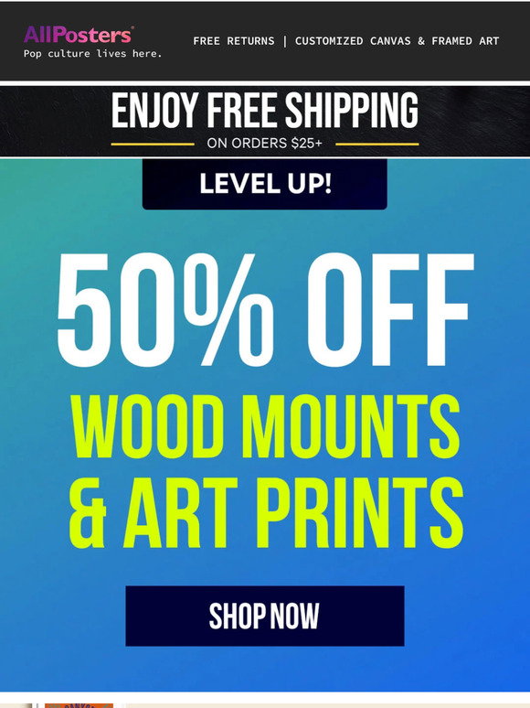 AllPosters: Update your space for less | Milled