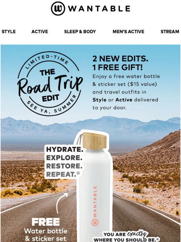 Wantable: 🚙 2 NEW EDITS 😎 1 FREE GIFT 🚙 | Milled