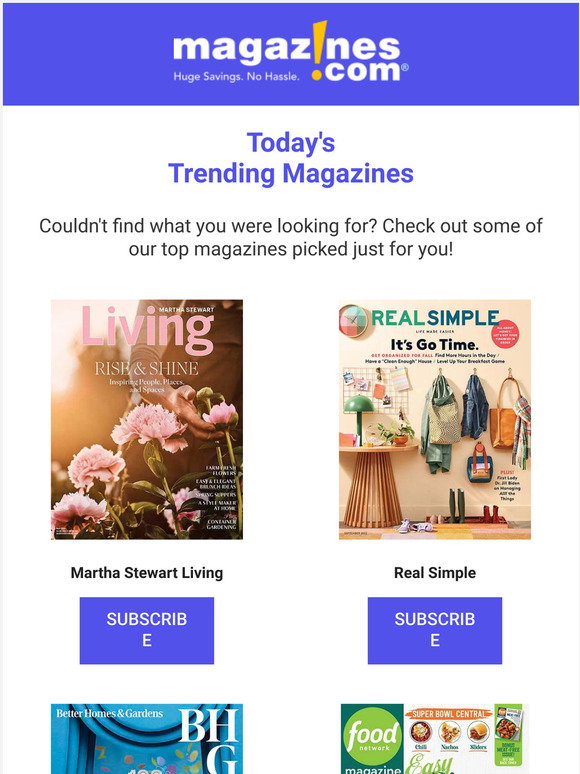 Martha Stewart: Here are the top 4 magazines you'll want to subscribe ...