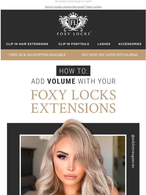 Foxy Locks: How to: Add volume | Milled