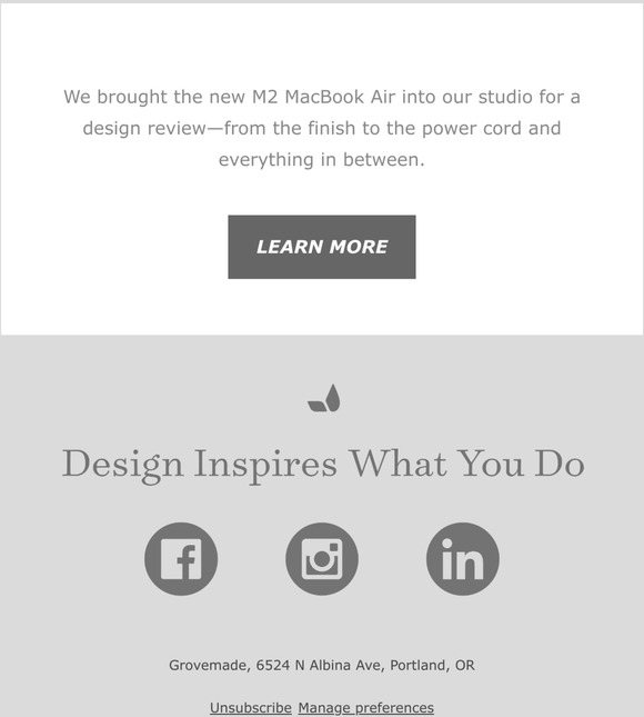 Grovemade Design Review M2 Macbook Air Milled 