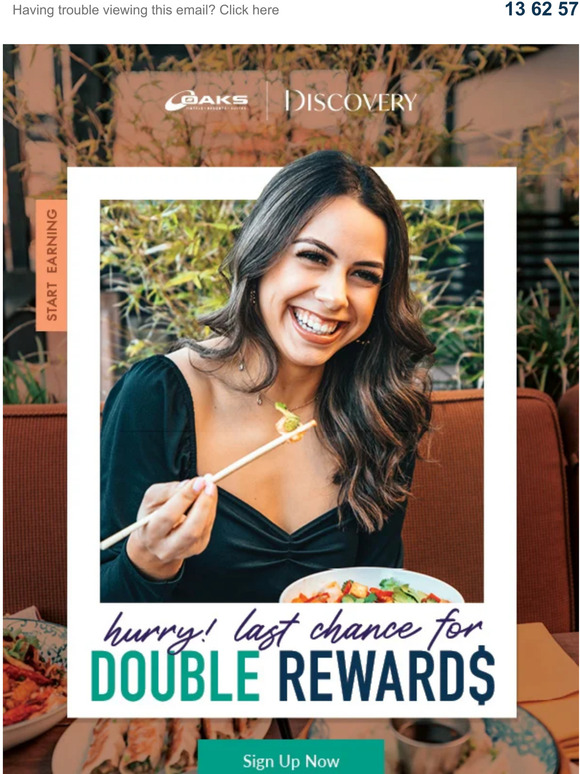 Oaks Hotels & Resorts: Final days to claim! Double Rewards end soon ⏳ ...