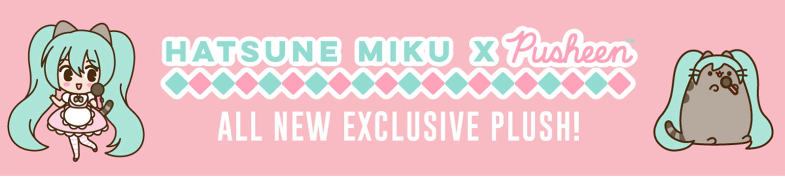 FYE: New Hatsune Miku x Pusheen Plush?! Yes, You Read That Right 😍 | Milled