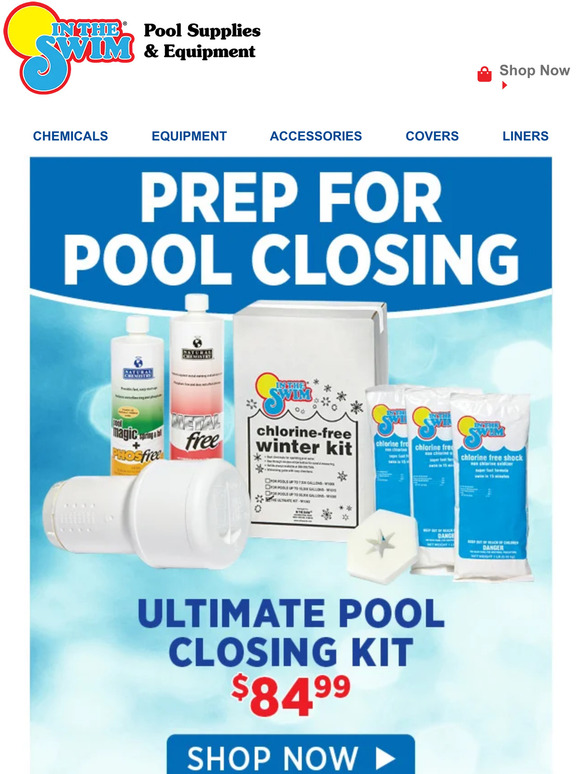 In The Swim: Prep NOW for your pool closing! | Milled