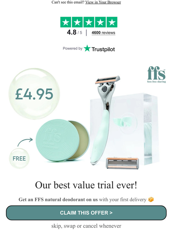 Friction Free Shaving: Look and smell fresh this Summer with FFS | Milled