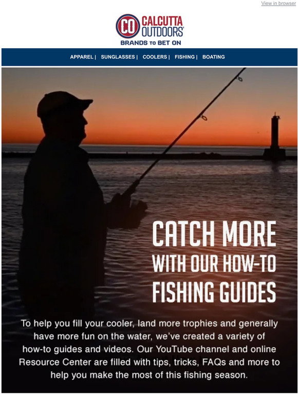 Calcutta Outdoors: Fishing Tips & Techniques from the Pros | Milled