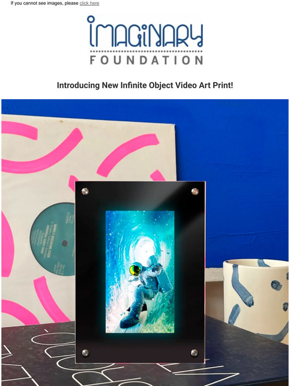 Imaginary Foundation: NEW Collectible Astrosurfer Infinite Object | Milled