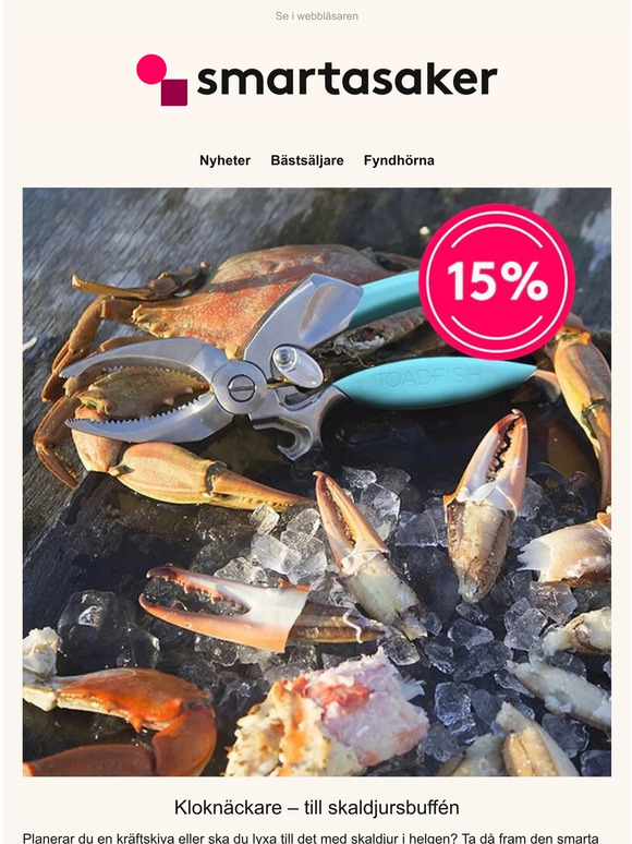 SmartaSaker: Smarta tillbehör till kräftor och skaldjur | Milled