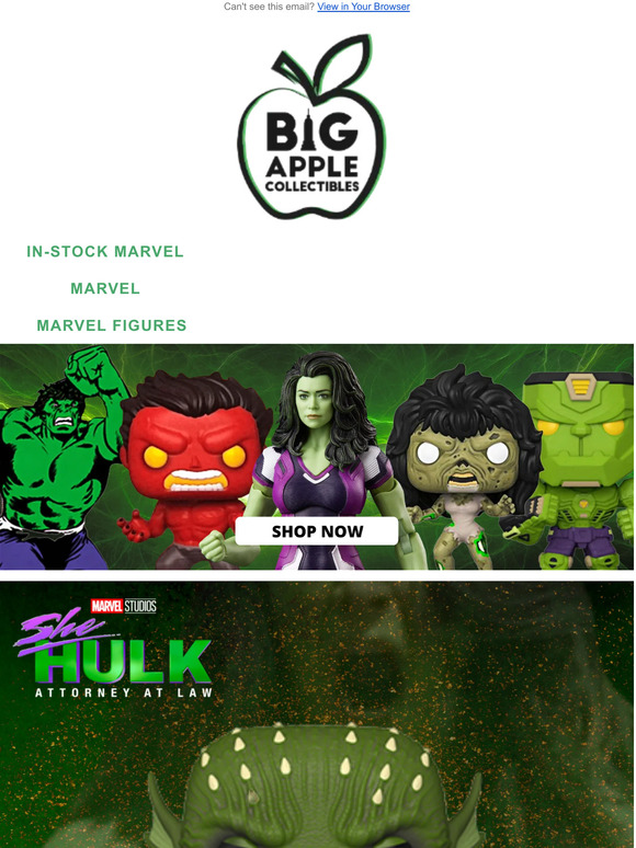 Big Apple Collectibles: NEW She Hulk Funko Pop! Abomination | Milled