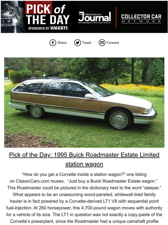 ClassicCars: Pick of the Day: 1995 Buick Roadmaster Estate Limited ...