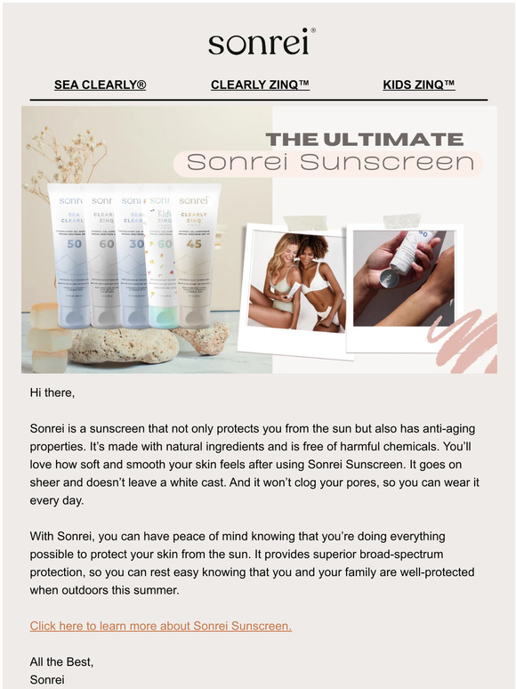 Sonrei: 🌞 The Truth About Sonrei Sunscreen | Milled