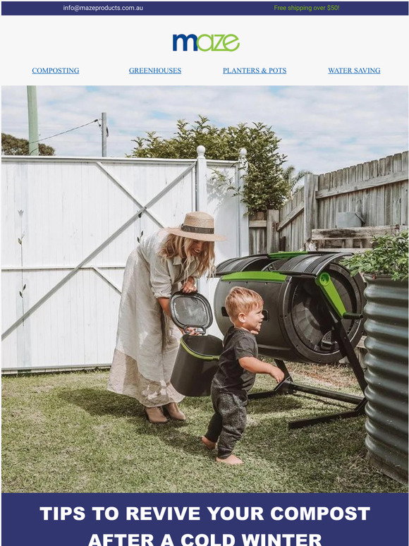 Maze Products: 5 Tips for reviving your compost after winter | Milled