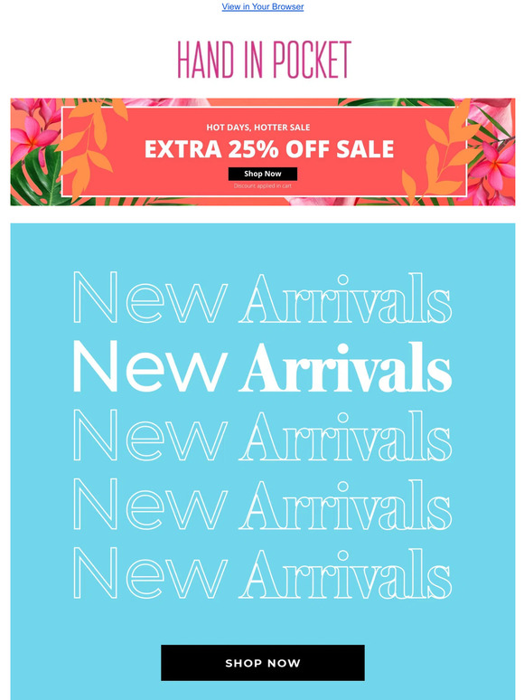 Hand In Pocket: First Look Here’s What’s New Today | Milled