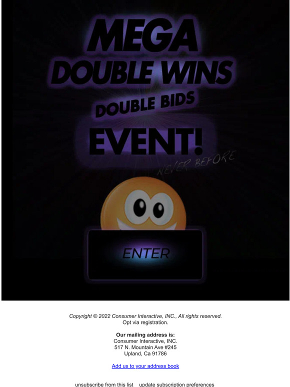 OrangeBidz: ORANGE'S MEGA DOUBLE EVENT | Milled
