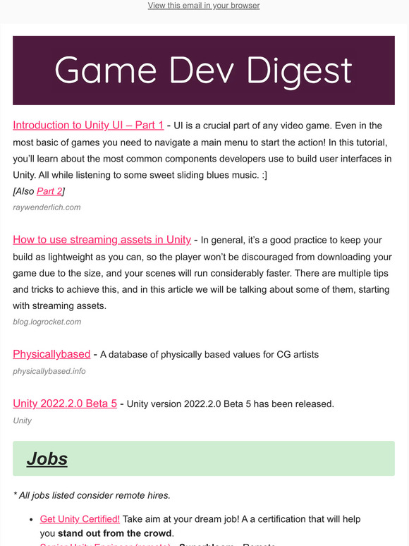 Game Dev Digest: Issue #153 - Make Games A Little More Fun | Milled