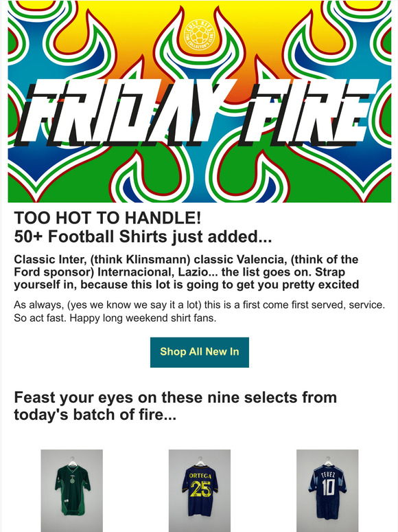 Cult Kits: FRIDAY FIRE 🔥 – Classic Inter, Valencia... and GRAIL Boca ...