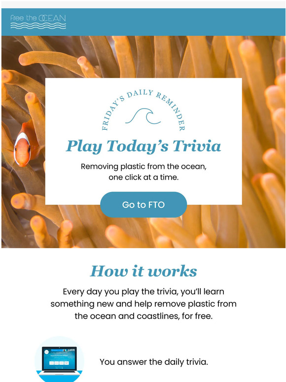 Free the Ocean: Play Friday's Trivia + Remove Plastic from the Ocean ...