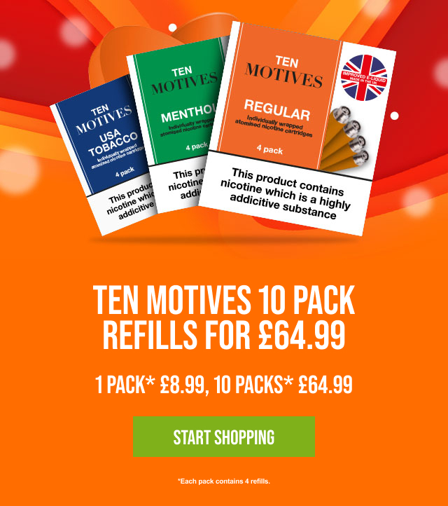 Ten Motives: Ten Motives Refill Bundle available for £64.99 | Milled