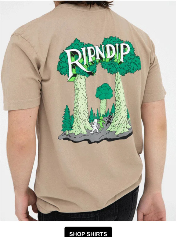 RIPNDIP: New RIPNDIP tee graphics now available 🌎 | Milled