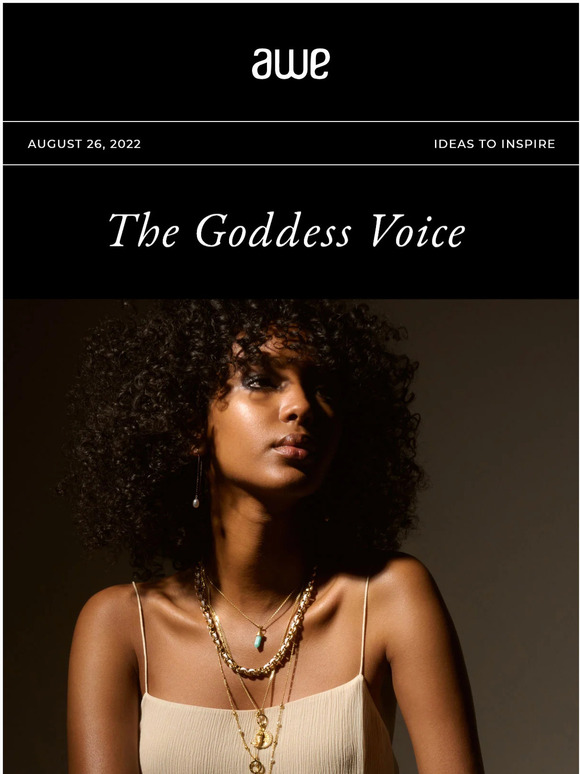 Awe Inspired: The Goddess Voice: In honor of Women’s Equality Day | Milled
